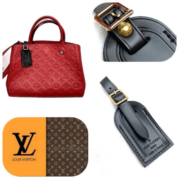 Louis Vuitton | Bags | Authentic Louis Vuitton Black Luggage Tag | Poshmark